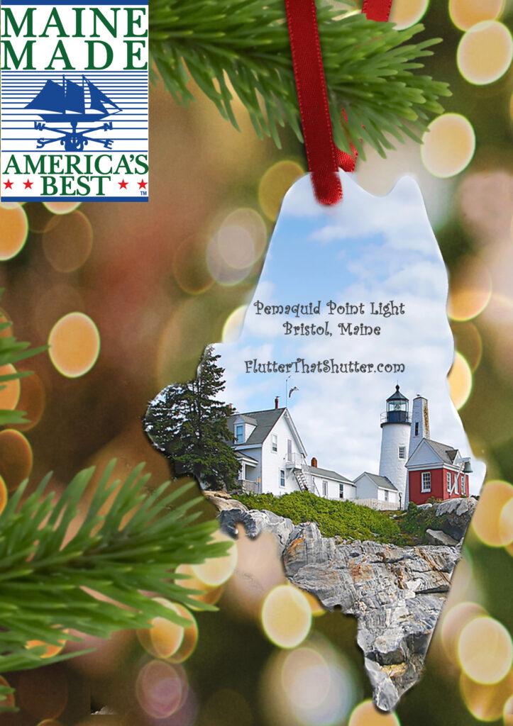 Pemaquid Lighthouse Bristol, ME # 63 Ornament, Keychain, Magnet ...